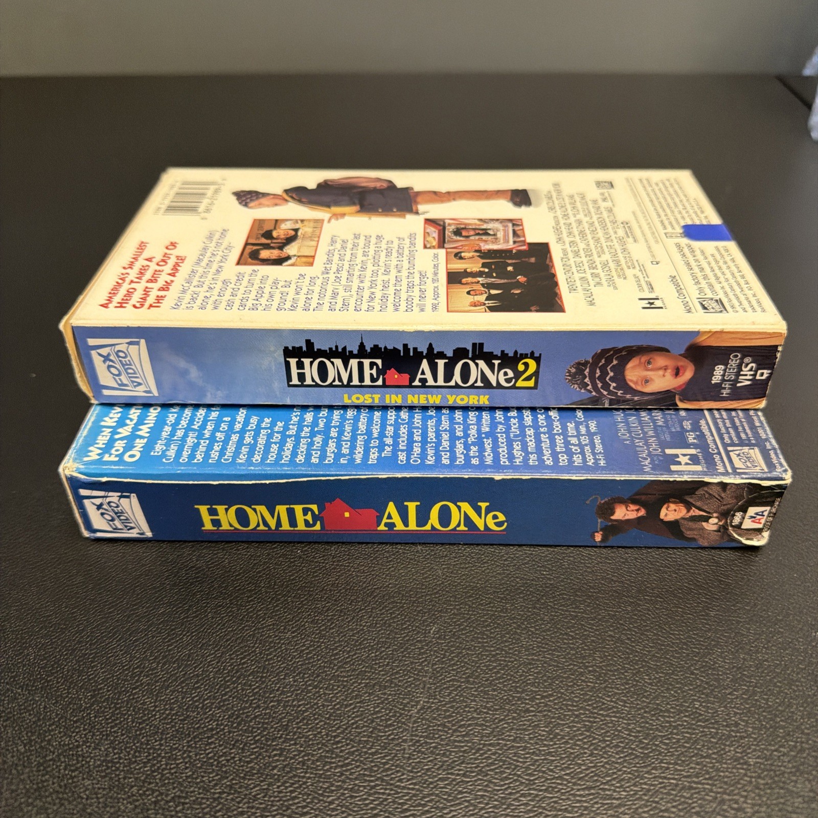 Home Alone 1 and 2 Lost in New York VHS Set Christmas Movies Tim Curry ...