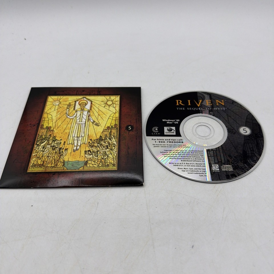 Riven: The Sequel to Myst (PC, 1997) Computer Game 5 Disc Set | eBay