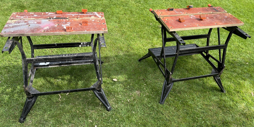 TWO BLACK+DECKER WM750 Dual Height Workmates | eBay UK