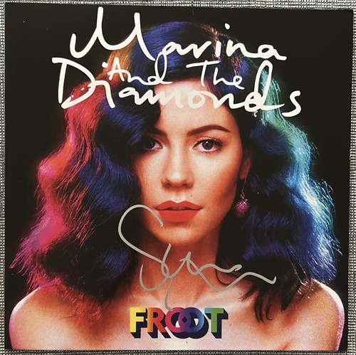MARINA AND THE DIAMONDS SIGNED FROOT VINYL LP AUTOGRAPH - JSA COA | eBay