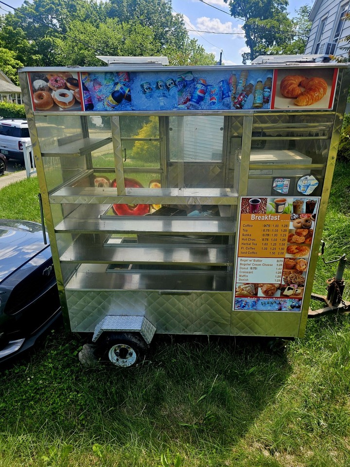 🏙️ NYC Coffee & Pastry Cart w/ Brewer, Refrigerator & Propane – Ready ...