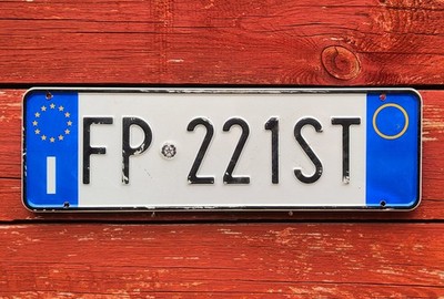 ITALY/ITALIAN License Plate from Europe | eBay