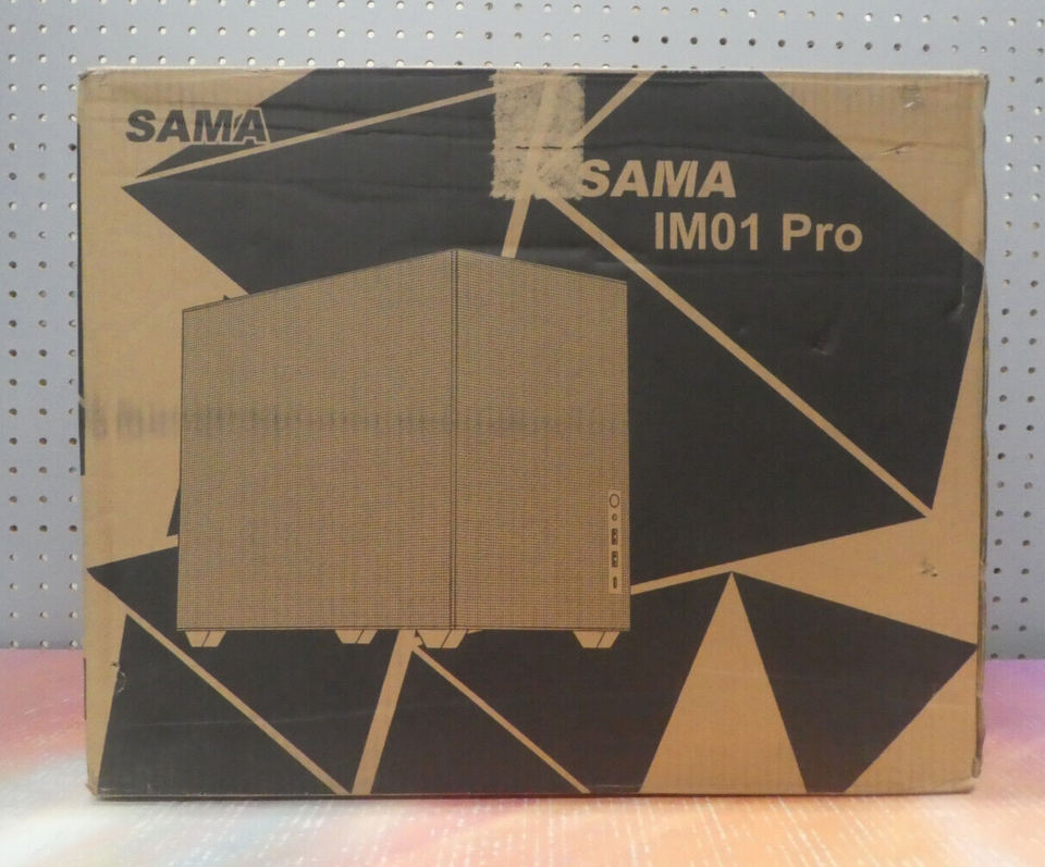 SAMA IM01 Pro Tempered Glass Micro ATX Mid Tower Gaming Computer Case ...