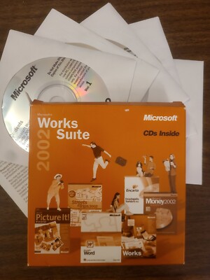 Microsoft Works Suite 2002 (License + Media) - Full Version for Windows ...