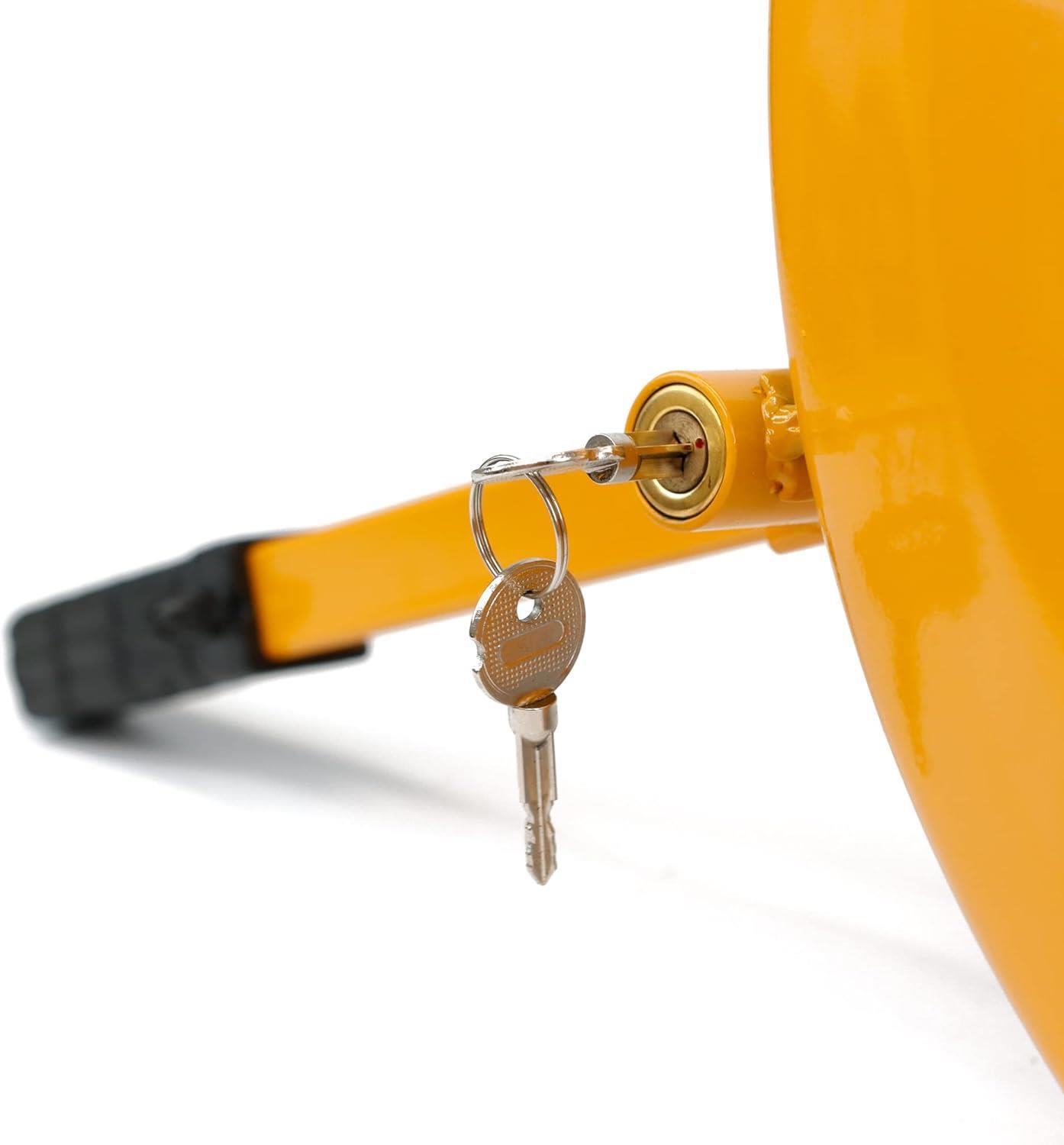 Streetwize Urban X Steering Wheel Lock Full Face Disk Yellow Security ...