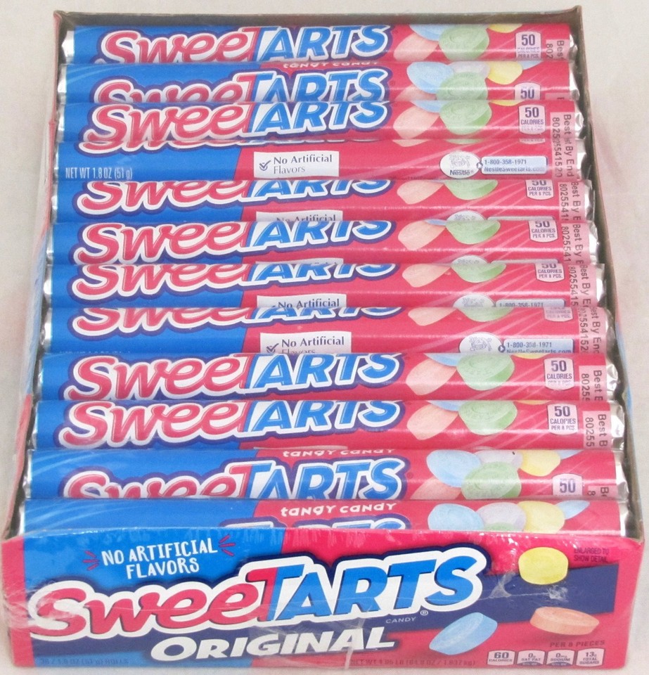 Sweetarts Candy 36 Count Rolls Bulk Box Sweet Tart Sweetart Sweettart ...