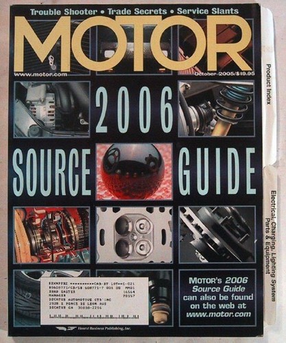 MOTOR 2006 SOURCE GUIDE - 2005 OCT - | eBay