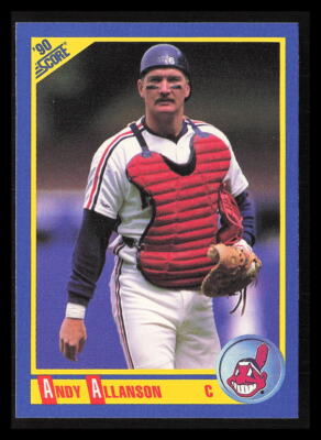 Andy Allanson 1990 Score #452 Cleveland Indians | eBay