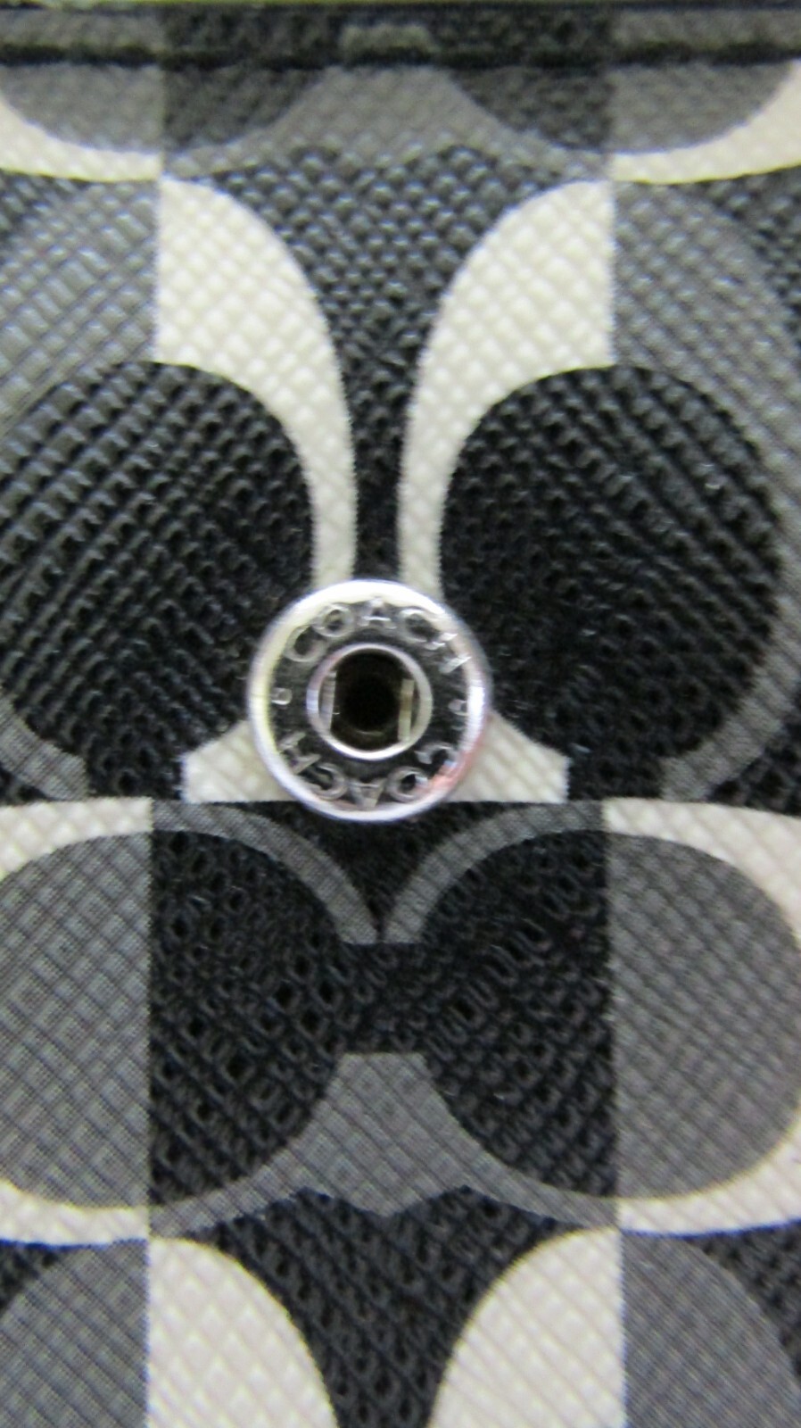 Coach Peyton Dream Signature C Black White Coated Can… - Gem