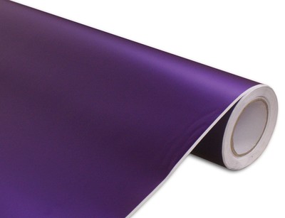 Matte Satin Chrome Purple Vinyl Car Wrap Auto Decal Sticker Film Roll ...