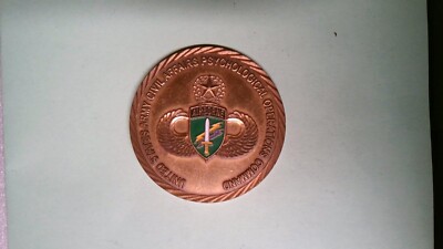 CHALLENGE COIN US ARMY CIVIL AFFAIRS PSYCHOLOGICAL OPERATIONS COMMAND ...