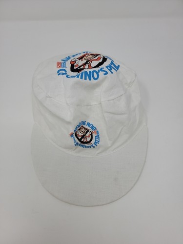Vintage Domino's Pizza Painters Cap Hat - Avoid The Noid Call Dominos ...