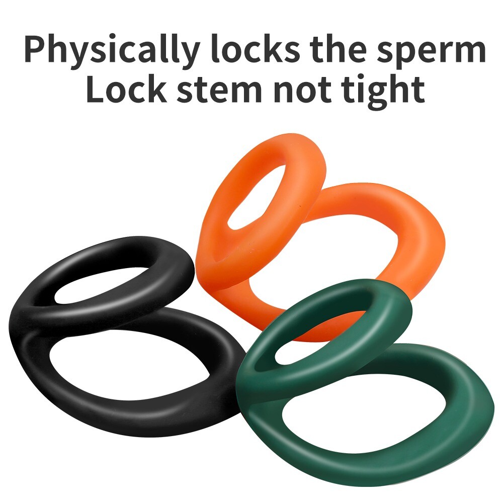 Dual Penis Cock Ring Bondage Sex Toys For Men Restraint Ring ...