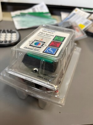 Securitron PB2 Access Control Green Push To Exit Button Momentary ...