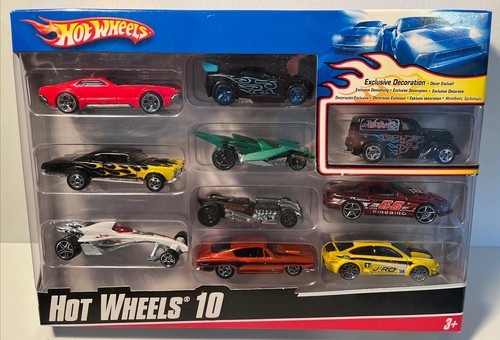 Hot Wheels 10 Car Gift Pack Exclusive Decoration,Plymouth,Ford (B55) #1 ...
