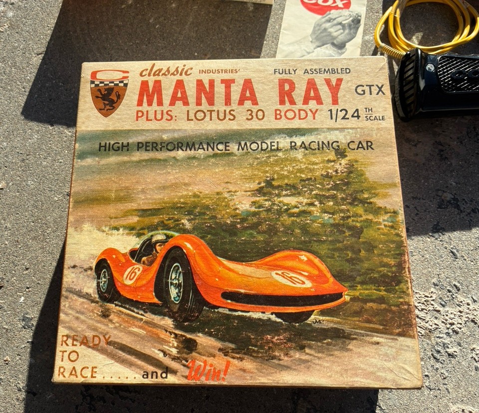 Classic Industries Manta Ray Lotus 30 Slot Xar 1:24 US W/ Box & Extras ...