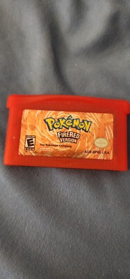 POKEMON FIRE RED - Nintendo Gameboy Advance (GBA) Authentic - Tested ...