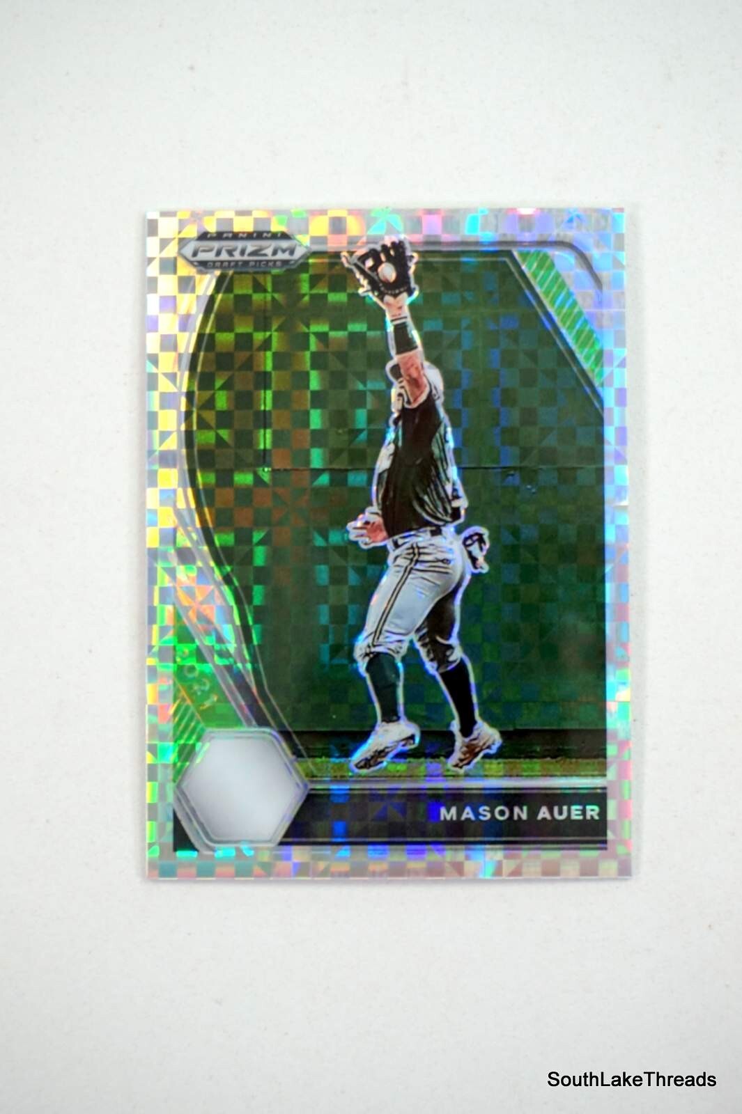 2021 Prizm Baseball Draft Picks Mason Auer Checkerboard Prizm #'d /35 ...