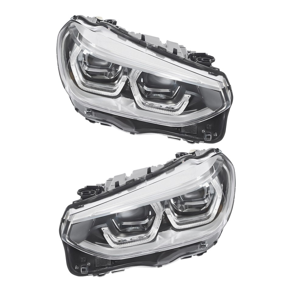 For 2018-2021 BMW X3 X4 G01 G08 Full LED Headlight Adaptive Headlamp w ...