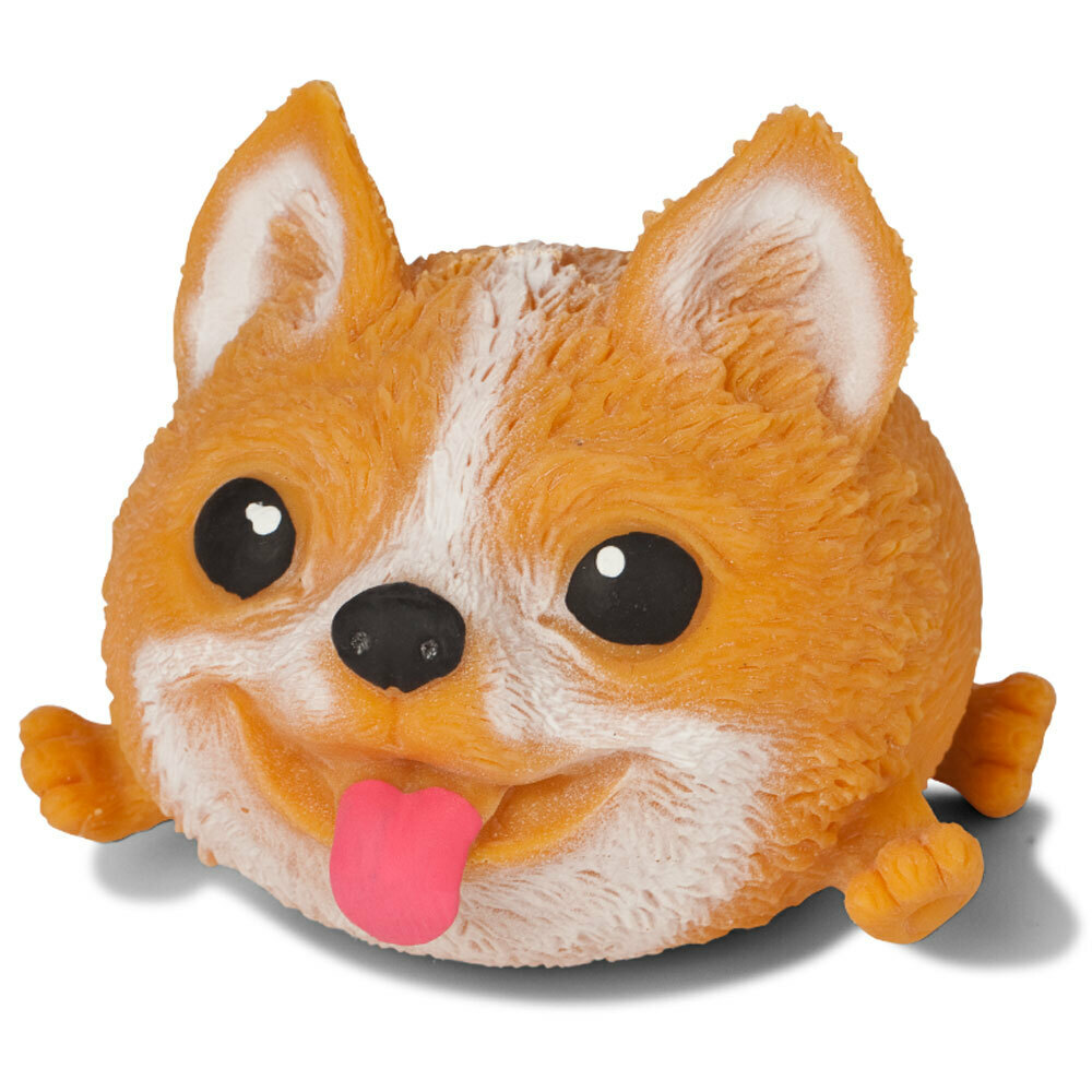 Fumfings Novelty Squidgy Dog Pooch 9cm Stress Reliever Toy Kids ...