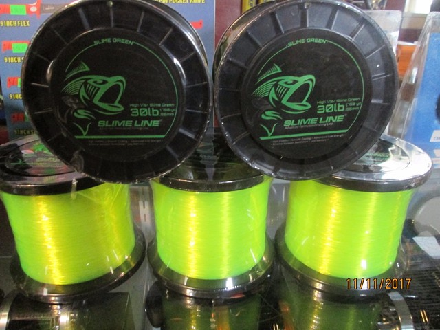 Catch The Fever SLIME LINE 30# 1750 yd Mono Fishing Line SLIME GREEN 1 ...