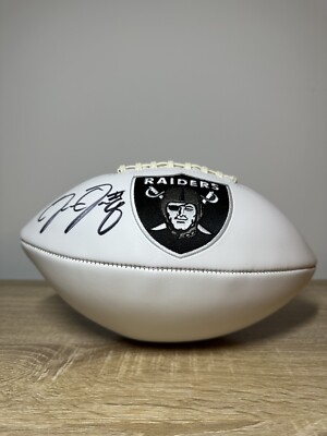 Josh Jacobs signed Raiders Football | eBay