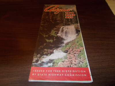 1960 Arizona State-issued Vintage Road Map | eBay