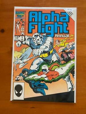Alpha Flight Annual #1 1986 High Grade 9.4 Marvel Comic Book B77-42 | eBay