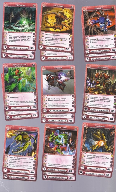 Lot of 18 Chaotic creature cards Underworld. Lot #056 | eBay