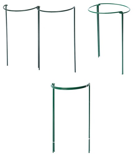 Garden Plant Supports Hoops Border Flower Ring Hoop Support Hooped ...