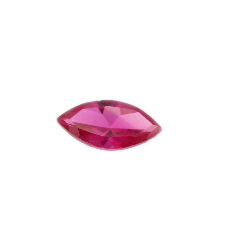 Loose Marquise Cut Ruby CZ Stone Single Red Cubic Zirconia July ...