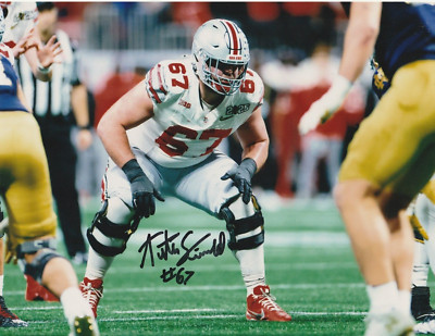 AUSTIN SIEREVELD OHIO STATE BUCKEYES ACTION SIGNED 8x10 | eBay