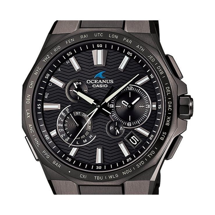CASIO OCEANUS OCW-T6000B-1AJF CLASSIC LINE Bluetooth Black CASIO OCEANUS OCW-T6000B-1AJF CLASSIC LINE Bluetooth Black