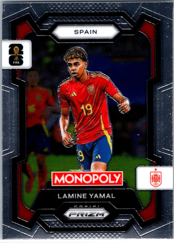 Lamine Yamal Spain 2026 Panini Prizm Monopoly FIFA World Cup Base Card ...