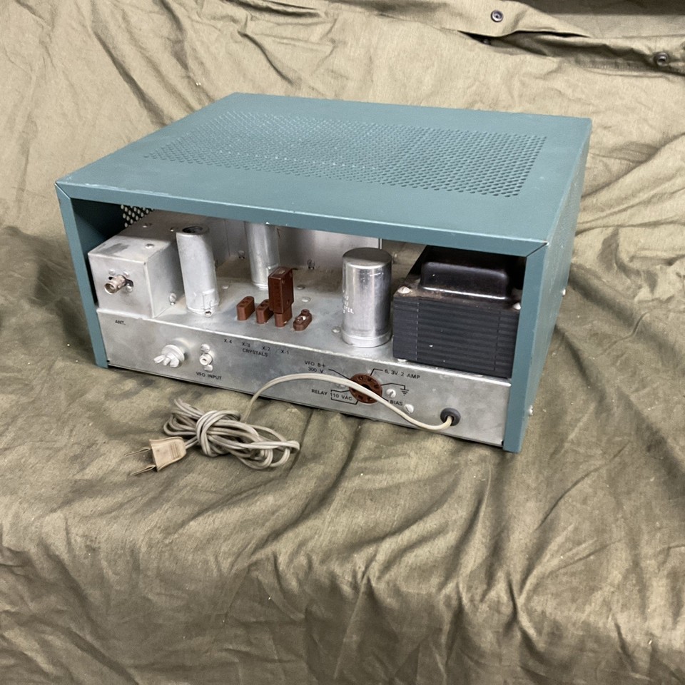 HEATHKIT DX-60B TRANSMITTER Vintage Ham Amateur Estate Power Up Tested ...
