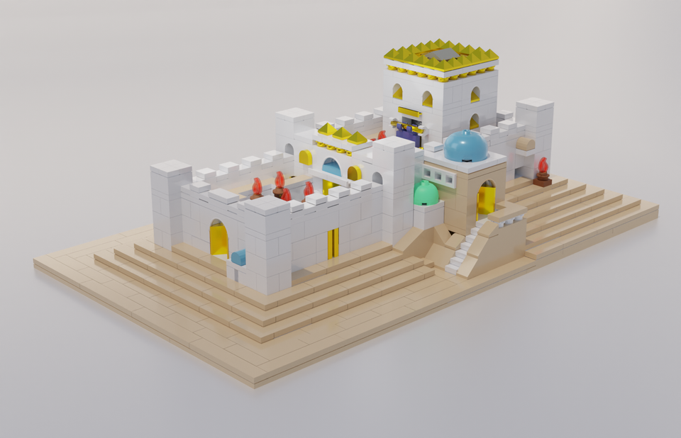 The Bais Hamikdash Jerusalem Temple by Aleph Brick™ Jewish Toys Kosher ...