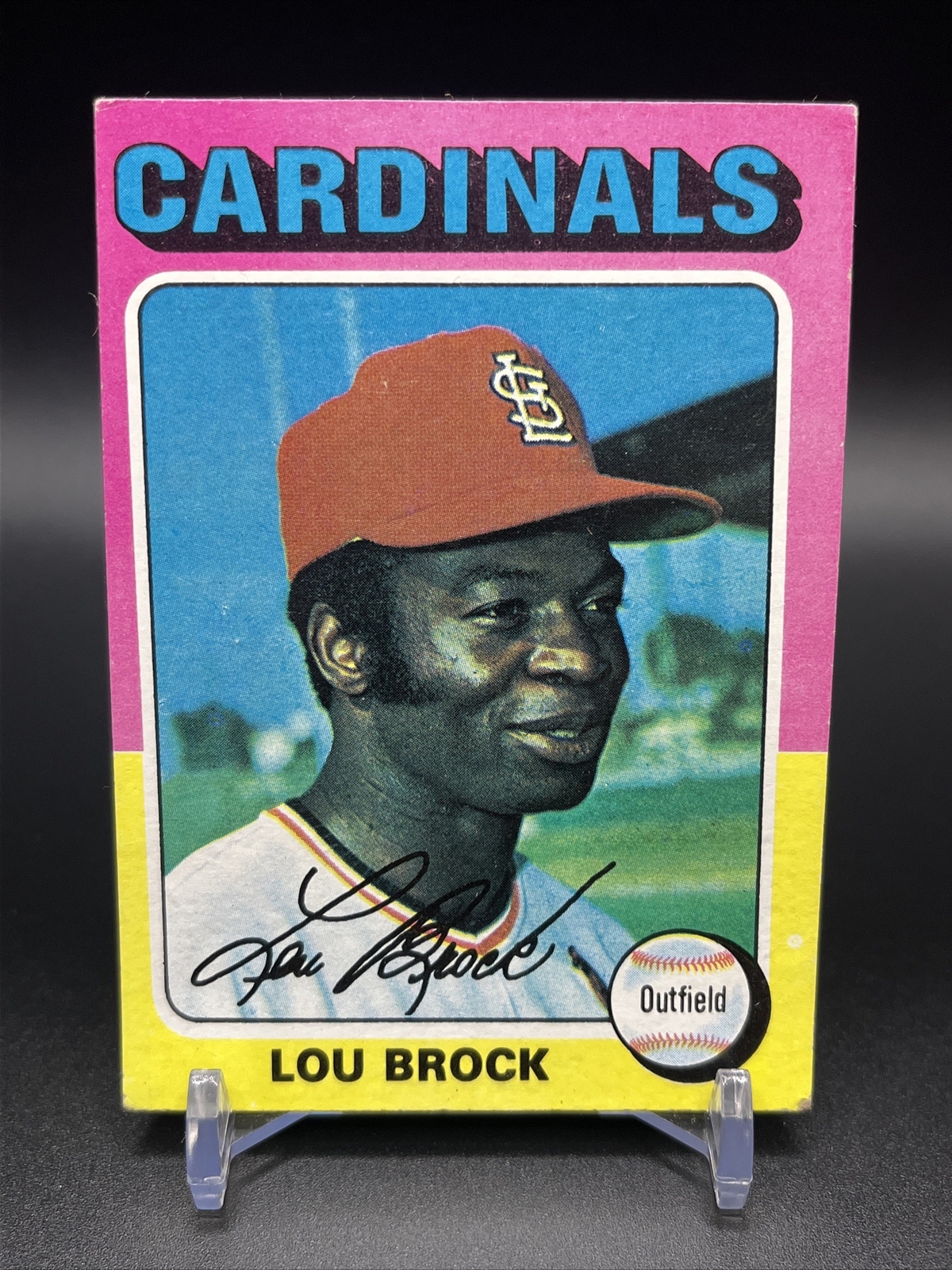 1975 Topps #540 LOU BROCK card! CARDINALS! HOF! | eBay