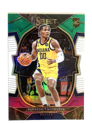2022-23 Select Benedict Mathurin Green White Purple Concourse Prizm ...