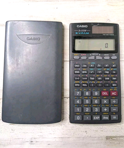CASIO FX-115W S-VPAM Scientific Calculator 2 Way Power | eBay