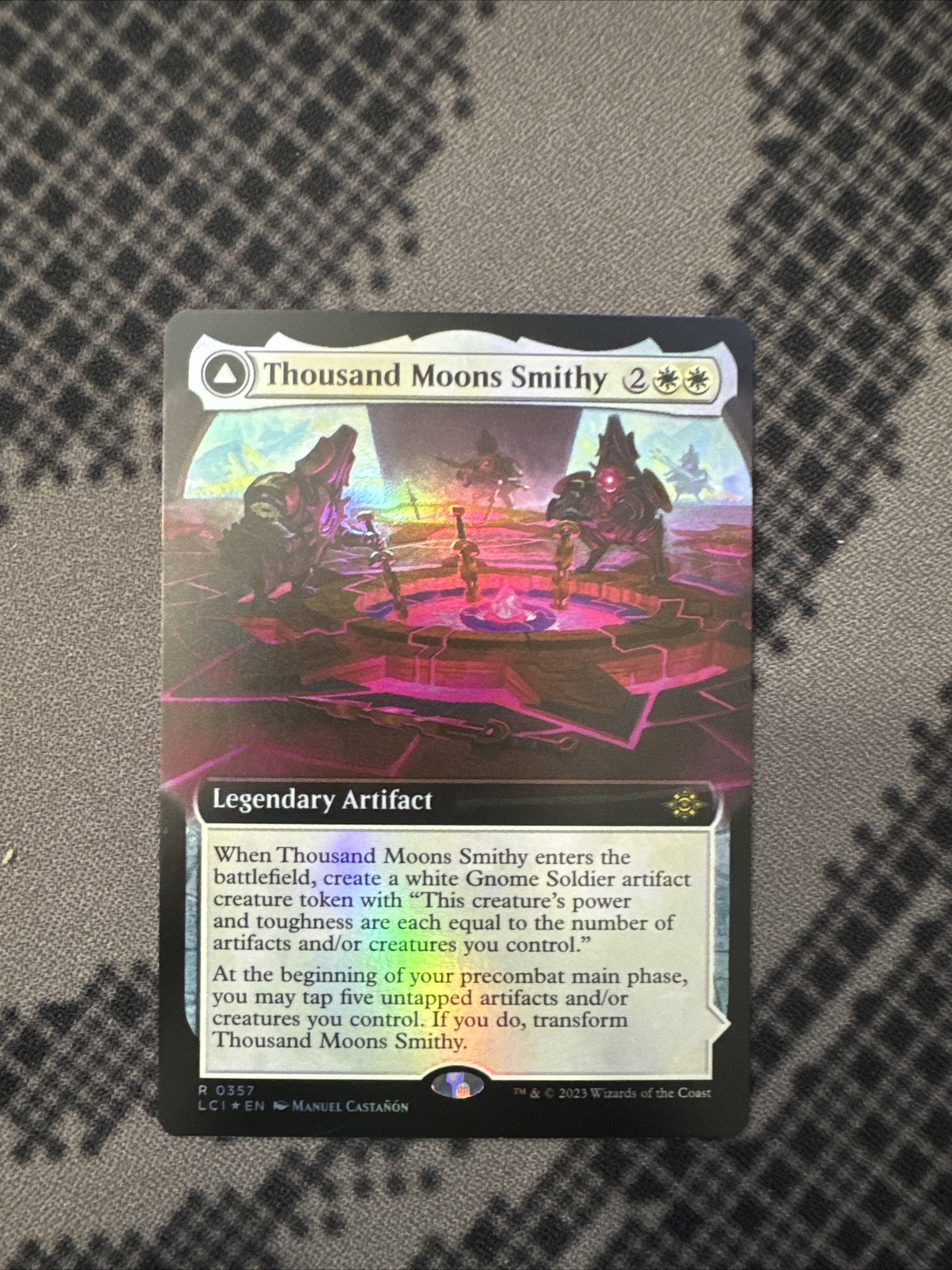 MTG Thousand Moons Smithy LCI 0357 R FOIL NM Extended Art | eBay