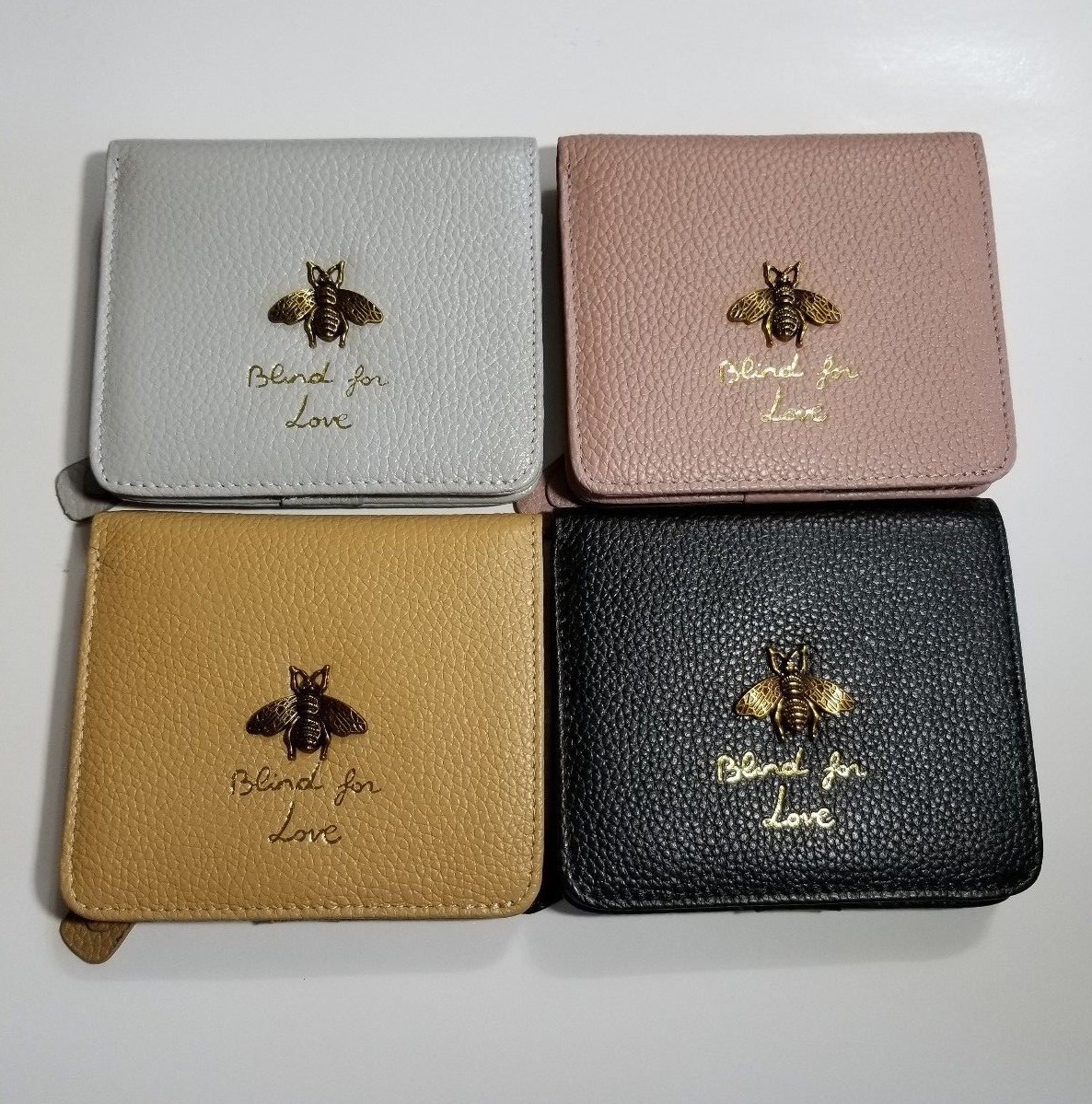Fashion Women Deluns Genuine Soft Leather Wallets- Compact Bifold Small ...