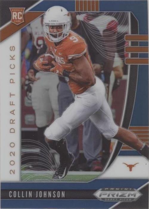 2020 Panini Prizm Draft Picks - Draft Picks Rookies Collin Johnson #112 ...