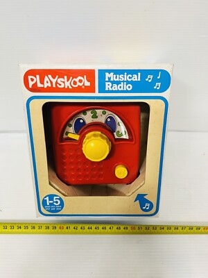 PLAYSKOOL Vintage Musical Radio New 80S | eBay