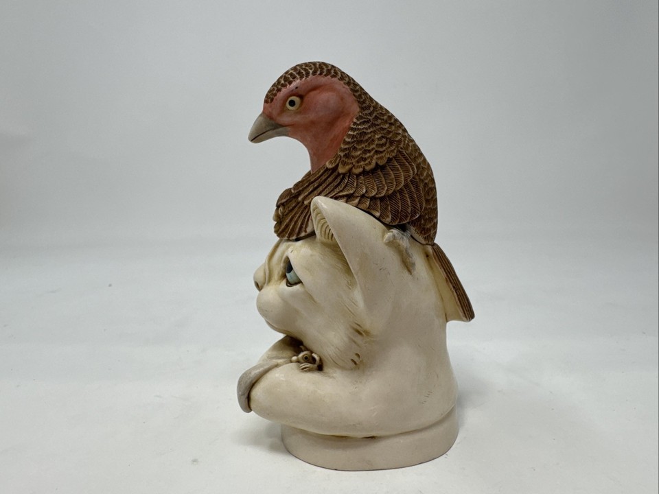 Vintage Harmony Kingdom Cat “Turdus Felidae” Figurine 1999 (G-66) | eBay