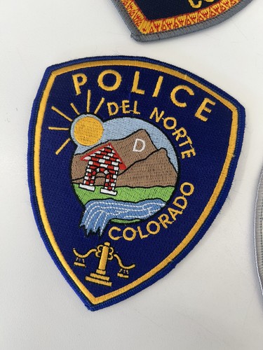 LOT OF 8 Colorado Embroidered Patches Police Small Town Mountain City ...