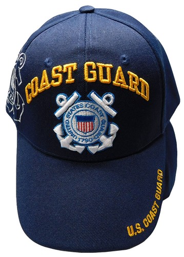 Official Coast Guard Licensed USCG Emblem w/ shadow Cap HAT | eBay