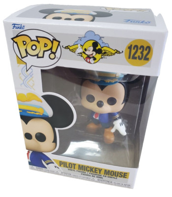 Funko Pop. Pilot Mickey Mouse. #1232. Walt Disney. Cartoon. Airplane ...