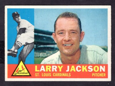 1960 TOPPS LARRY JACKSON CARD NO:492 C NEAR MINT CONDITION | eBay