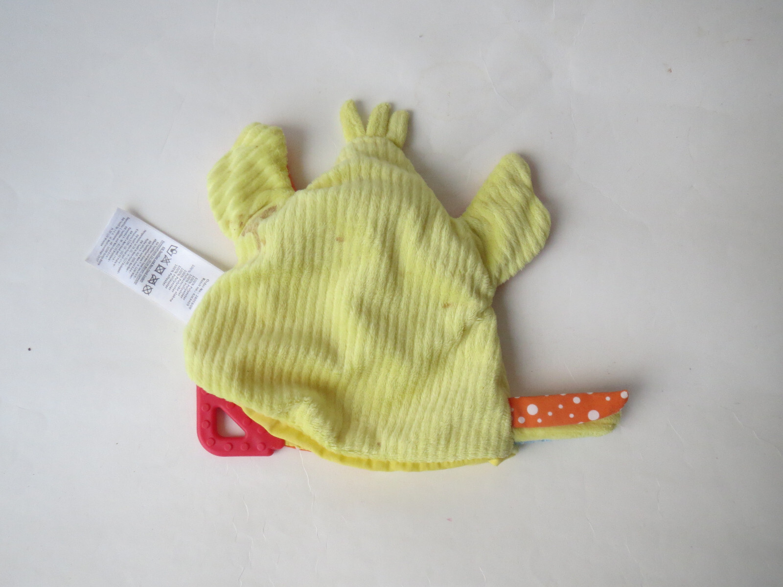 Ergee Ente Vogel Schmusetuch Handpuppe Schnuffeltuch Kuscheltuch mit ...