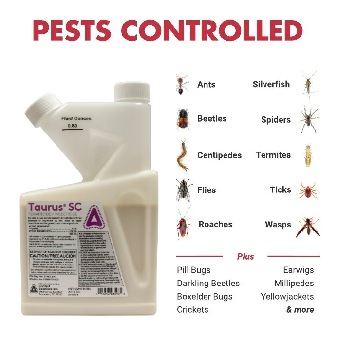 Taurus SC Insecticide Termite Ant Bed Bug Flea CONTROL Killer Spray ...